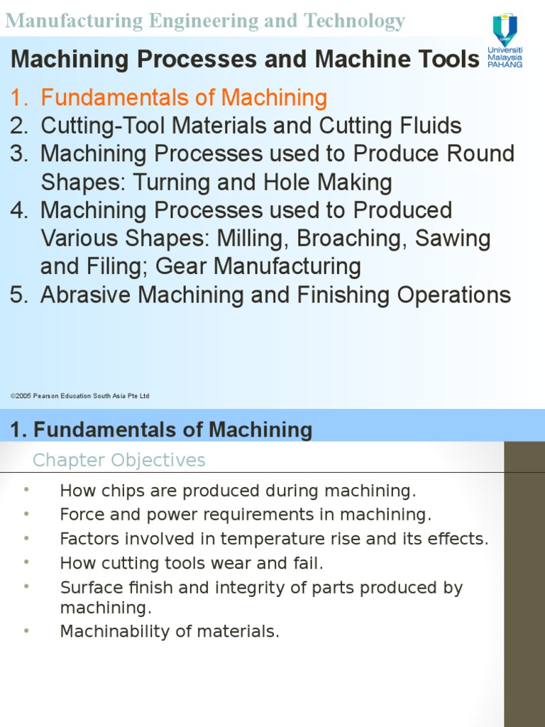 1.0 Fundamentals of Machining (A) | PDF | Machining | Materials Science