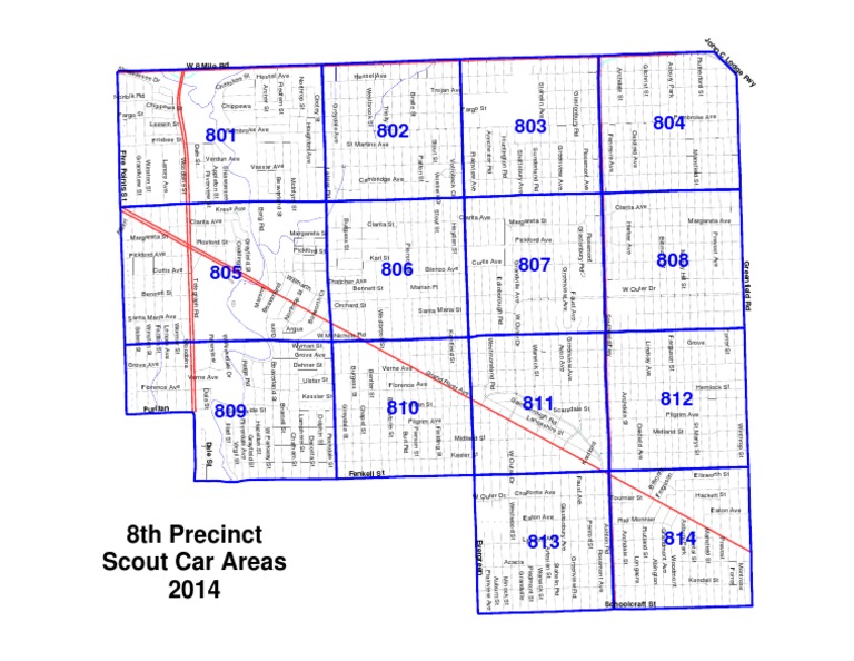 8th Precinct Map | PDF