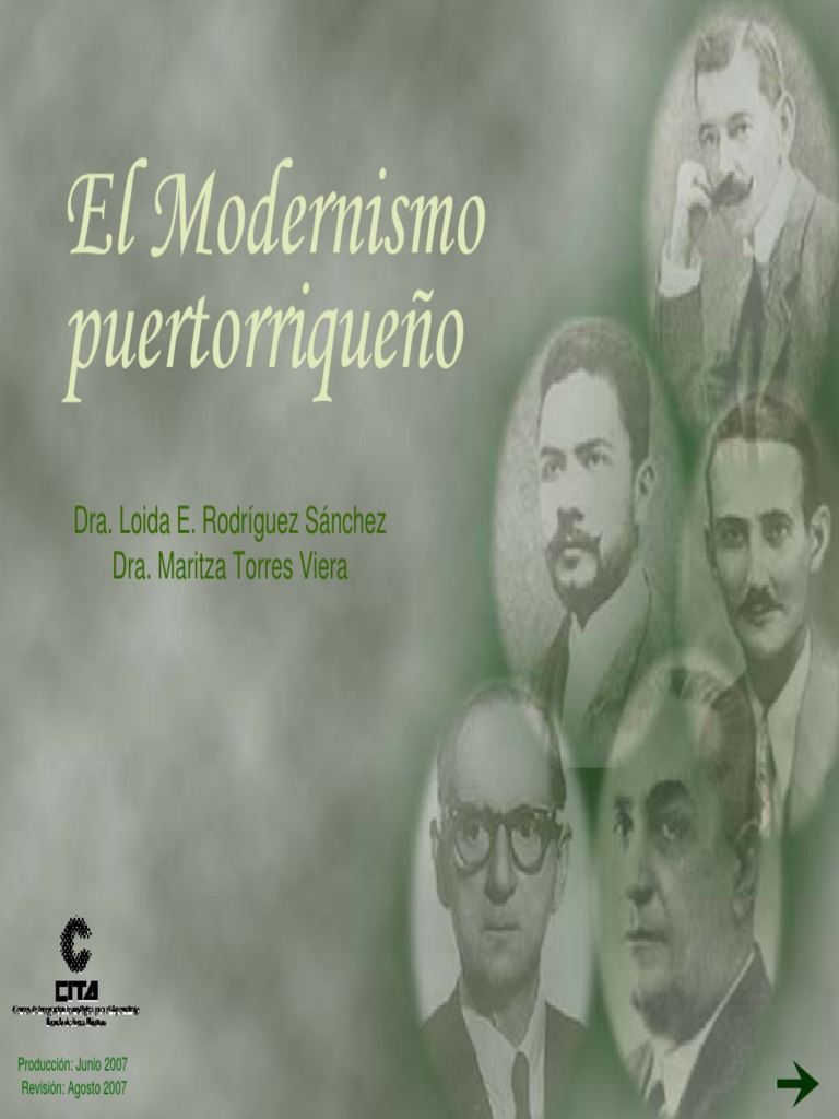 El Modernismo Puertorriqueno | PDF | Poesía | Artes (general)