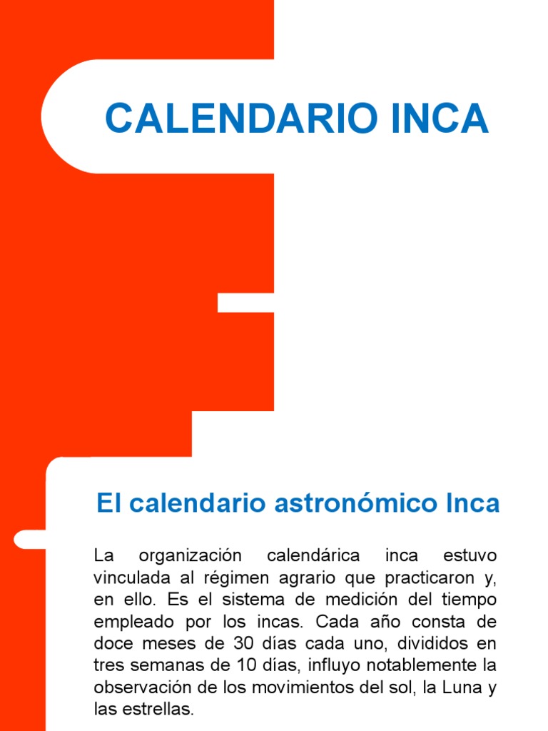 Calendario Inca | PDF