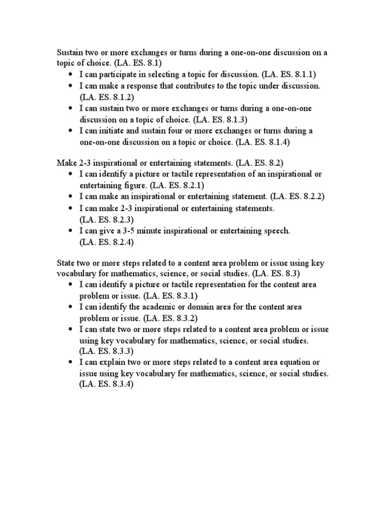 La 8 Standards | PDF