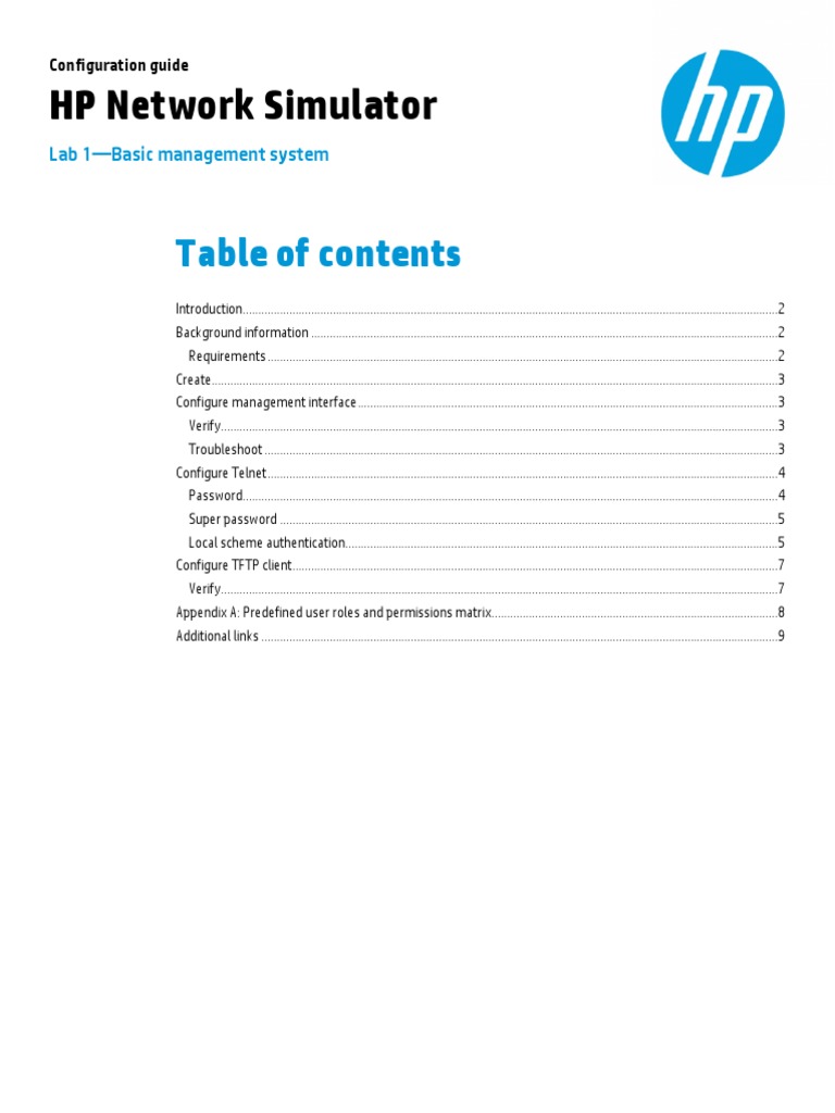 Lab1 HP | PDF | Network Switch | Password