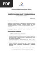 Prospecto de Primperan: Uso y Dosis | PDF | Medicamentos con receta ...
