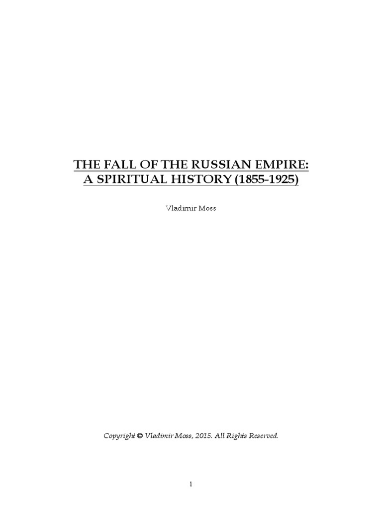 The Fall of The Russian Empire | PDF | Russian Empire | Eastern ...