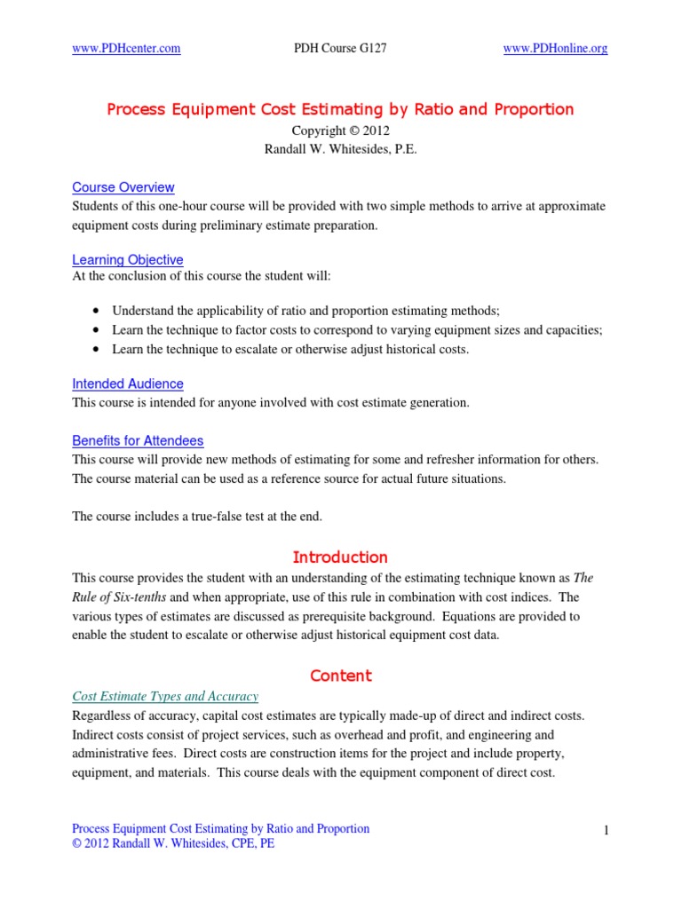 Six Tenth Rule | PDF