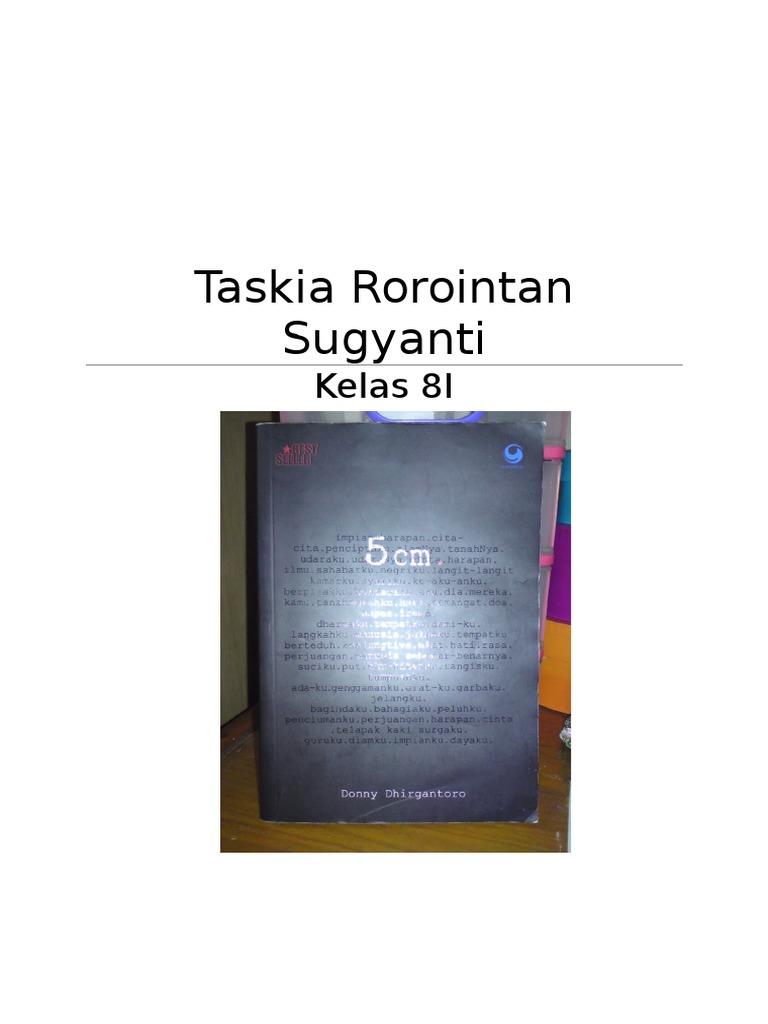 Teks Ulasan Novel 5 CM | PDF