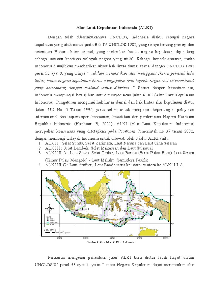 Alur Laut Kepulauan Indonesia (ALKI) | PDF