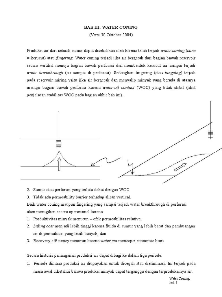 3 II Water Coning | PDF