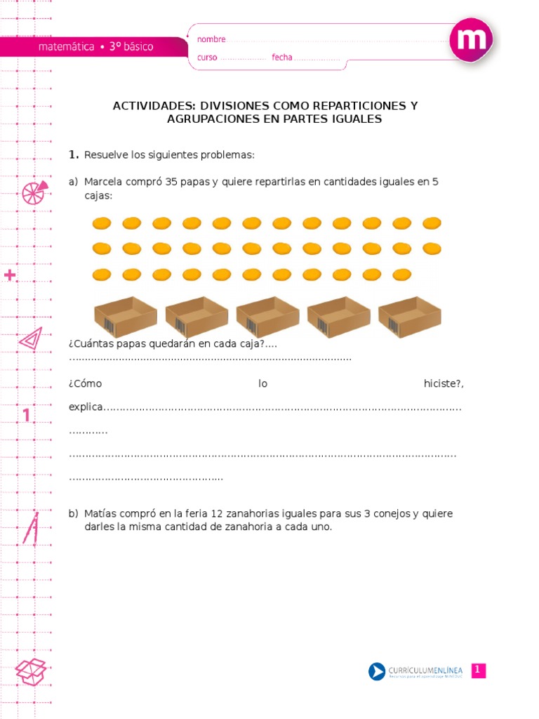 Divisiones Tercero Básico | PDF