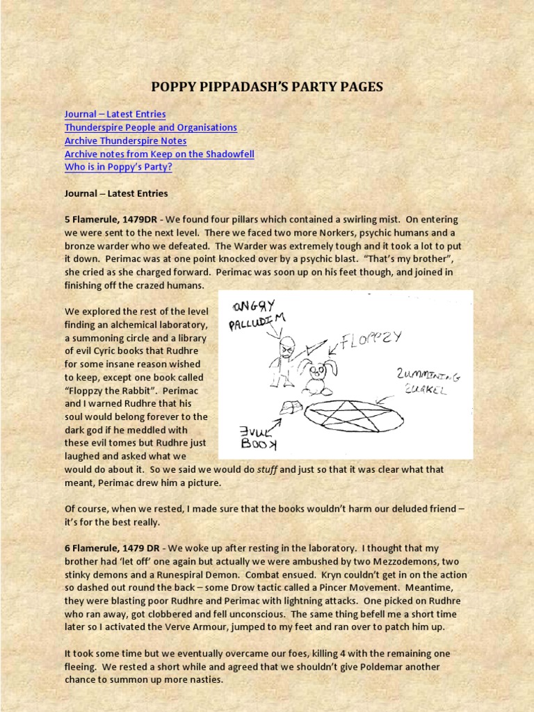 Poppy's Pages | PDF | Fantasy