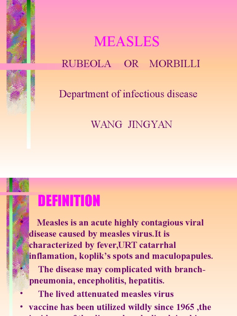 Measles Morbili | PDF | Measles | Infection