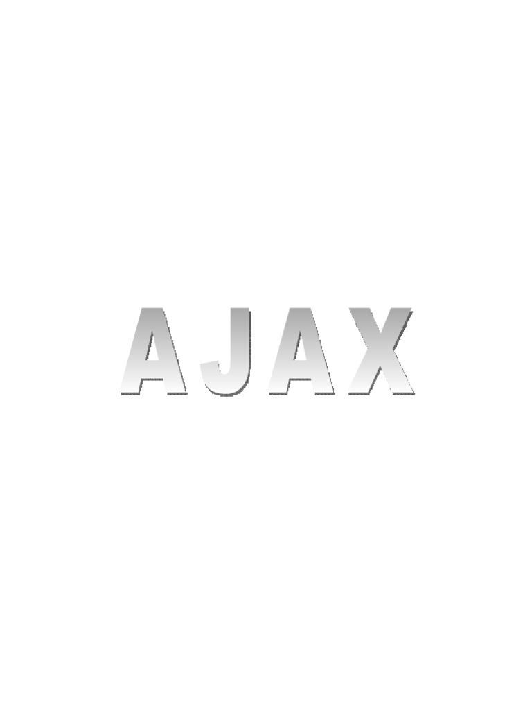 Ajax Tutorial Pdf Ajax Programming Java Script 