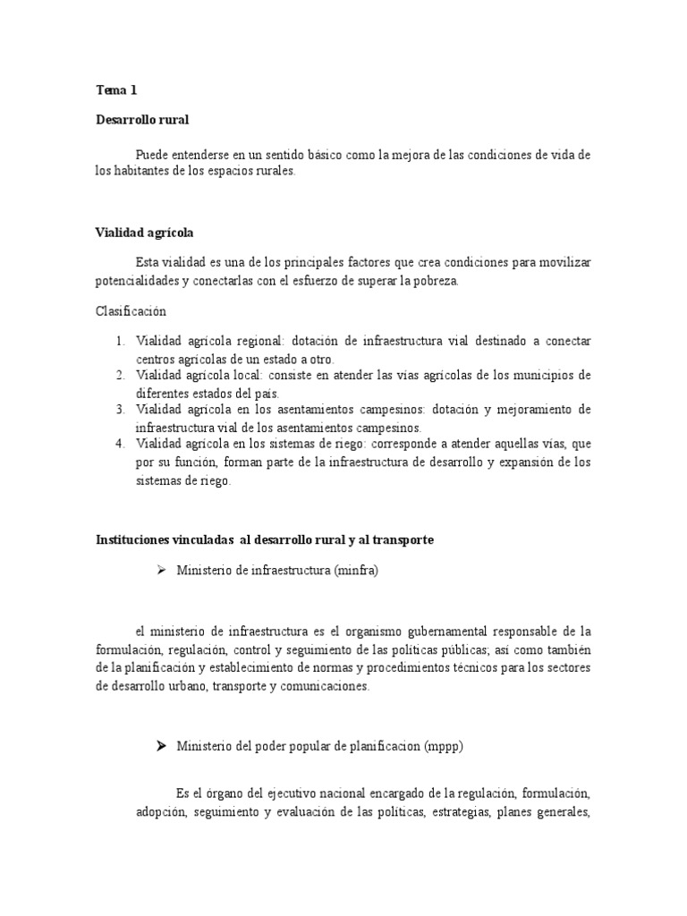 Resumen de Topicos Especiales de Vialidad | PDF | La carretera | Agricultura