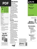 Sunbeam Bus Timetable via King's Highway | PDF