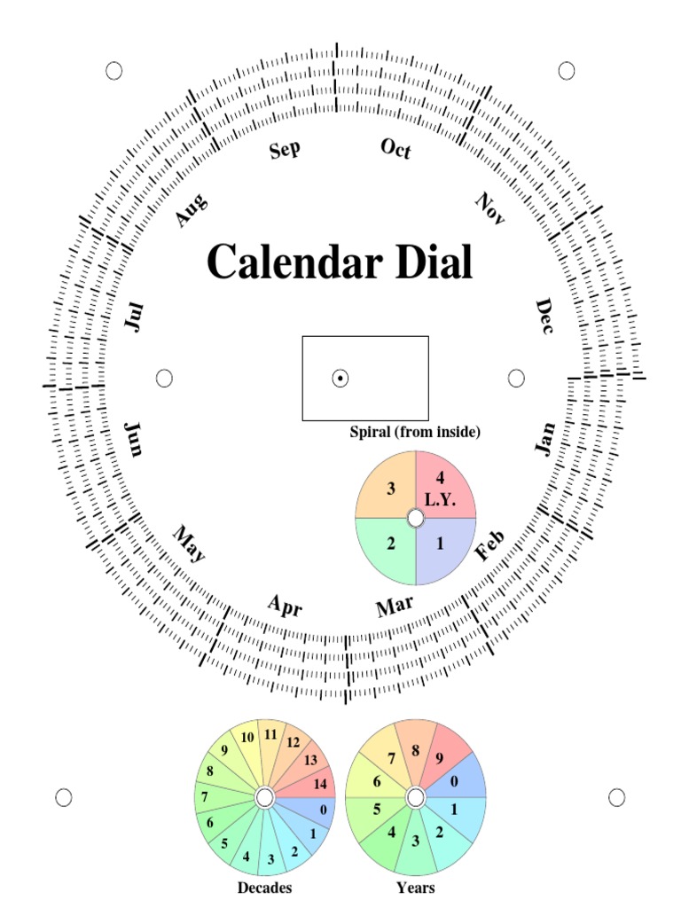 Calendar Dial Overview and Design | PDF