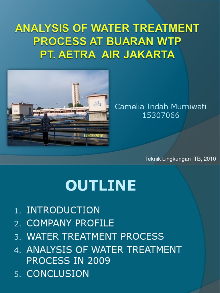 Buaran WTP Water Treatment Analysis | PDF