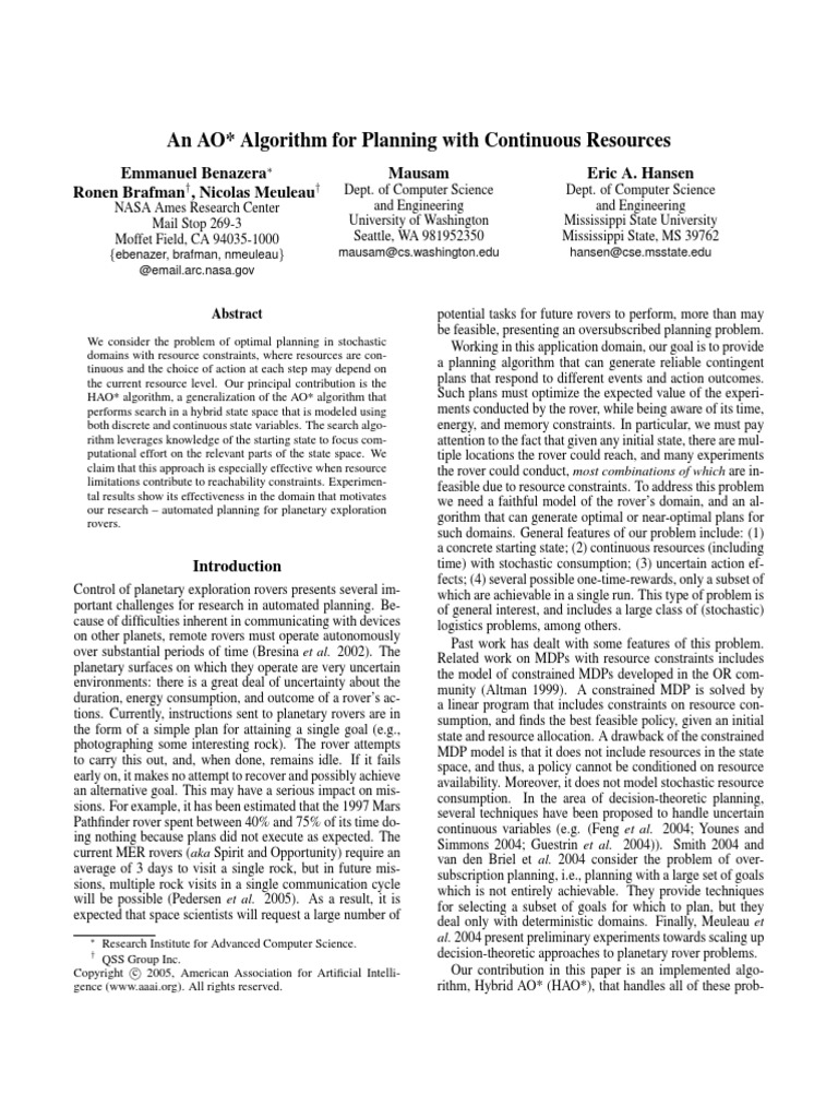 A Algorithm | PDF | Markov Chain | Mathematical Optimization