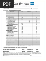 Caries - Risk - Assessment - Form ADA | PDF
