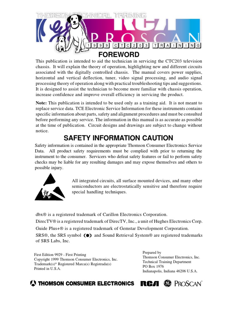 Thomson Technical Training | PDF | Technology & Engineering