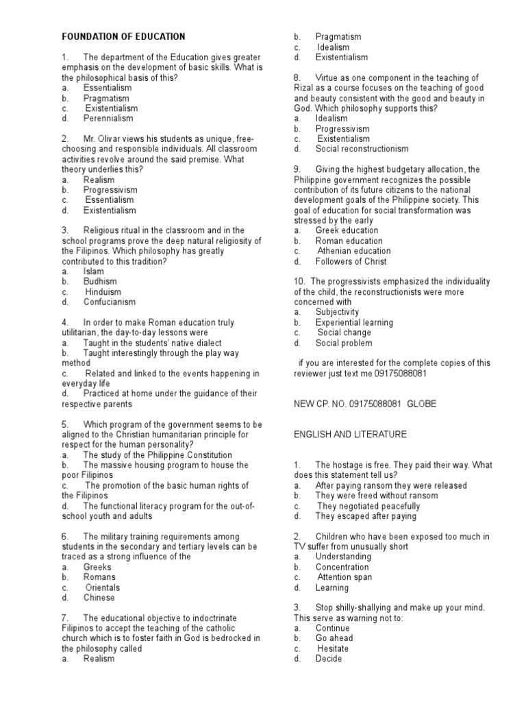 Foundation of Education | PDF | Educational Technology | Employment