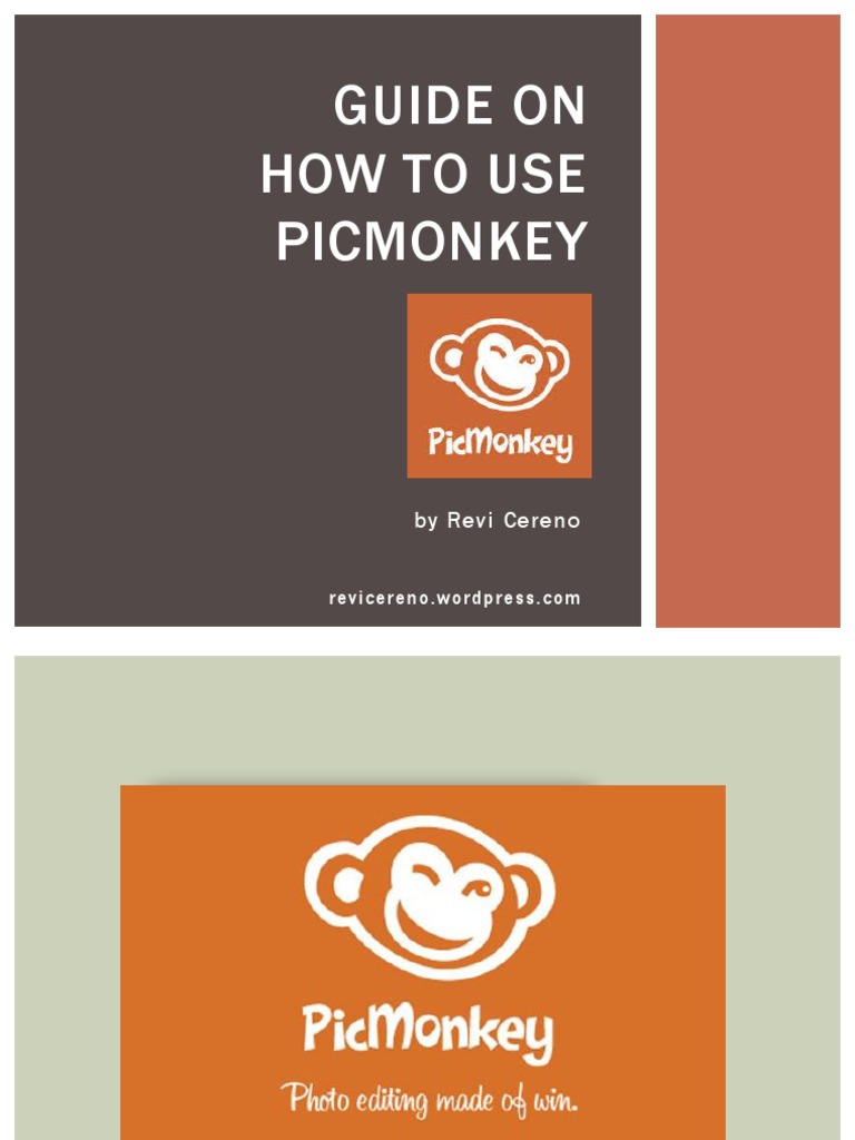 How To Use Picmonkey | PDF | Image Editing | Computing