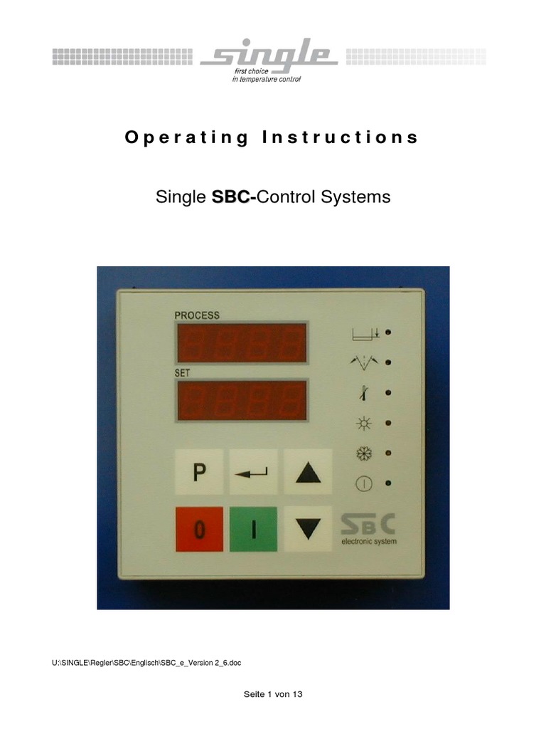 SBC_e_Version_2_6 | Control System | Control Theory