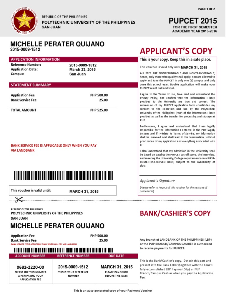 Polytechnic University of the Philippines (1).pdf | Voucher | Payments