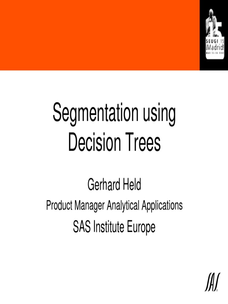 Decision Tree | PDF | Sas (Software) | Sensitivity And Specificity
