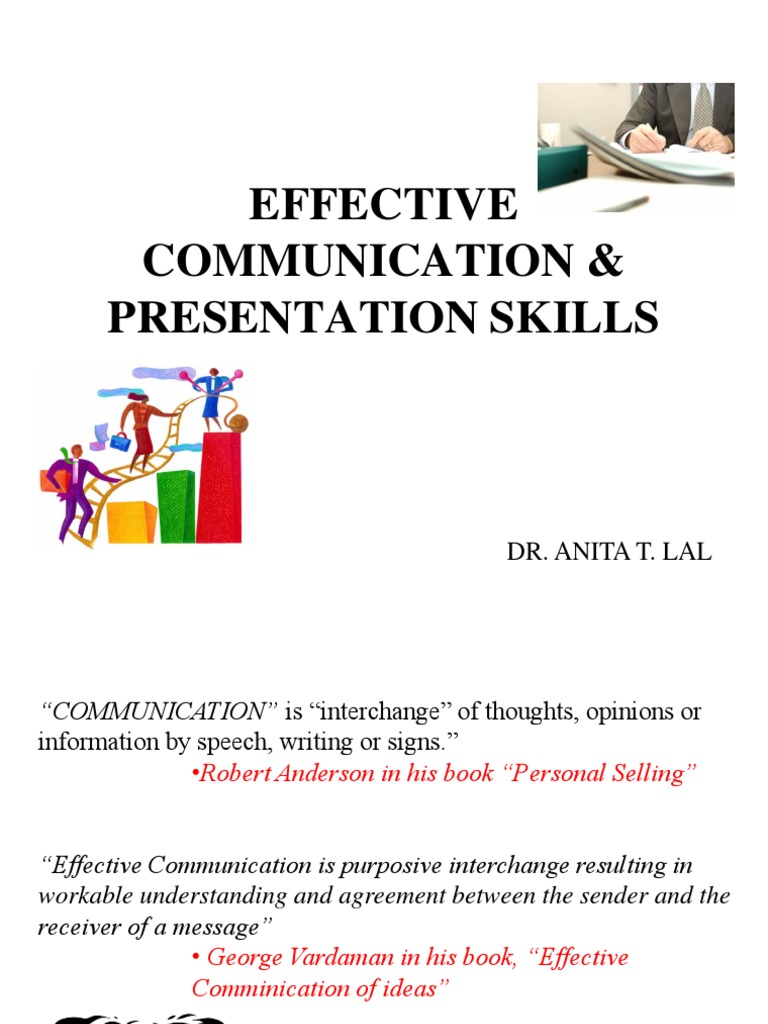 Effective Communication&PresentationSkillsBCA2014 | PDF | Gesture ...