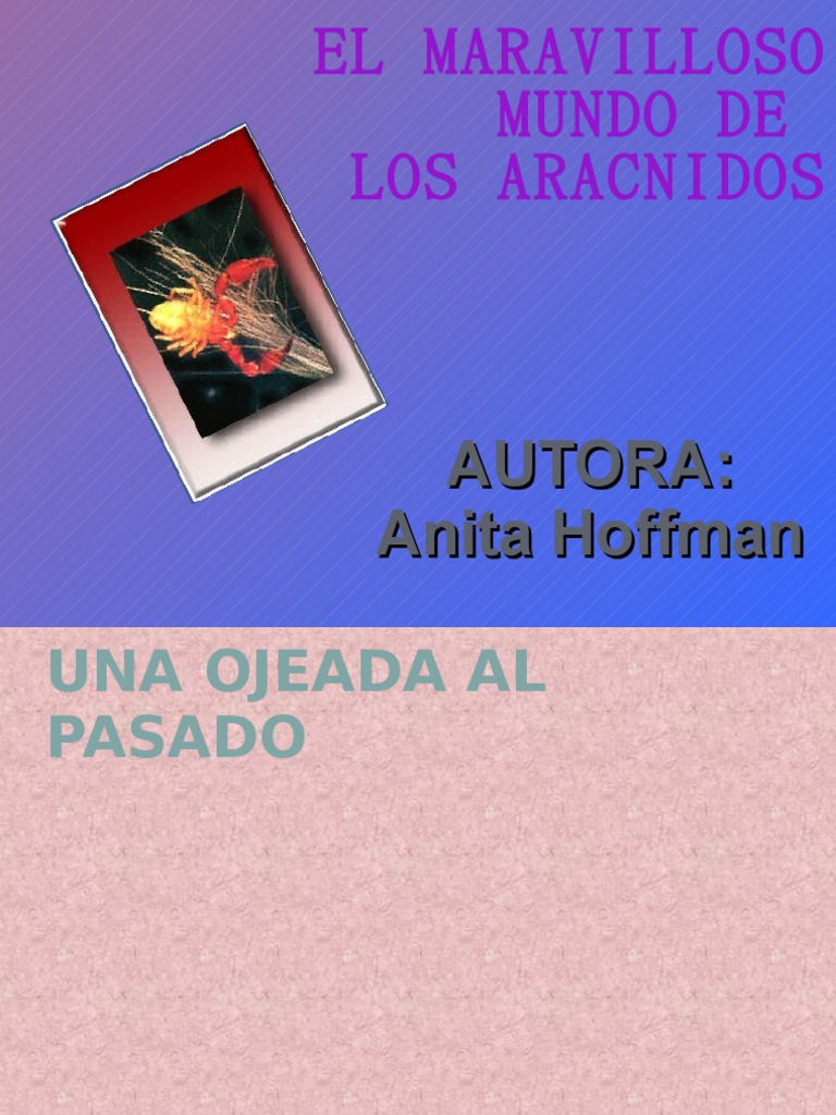 Maravilloso Mundo de los Arácnidos | PDF | Libros para adolescentes ...