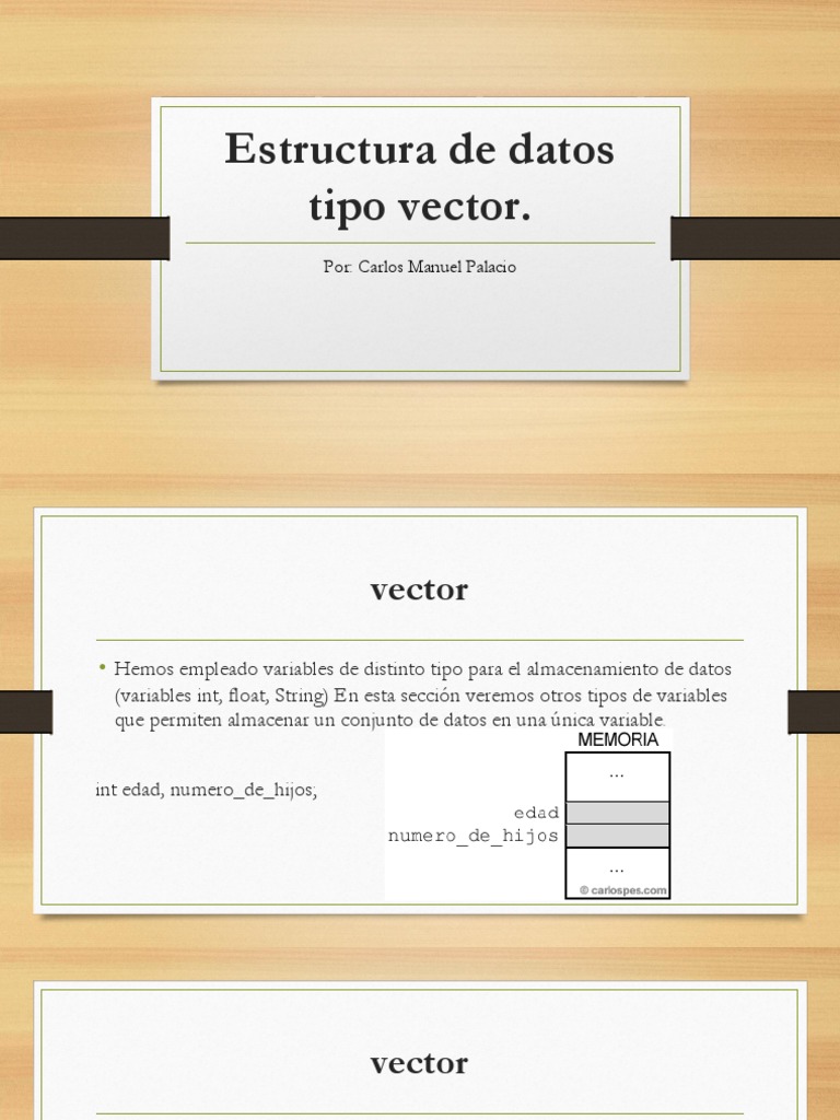 20 Taller Estructura de Datos Tipo Vector | PDF | Estructura de datos ...