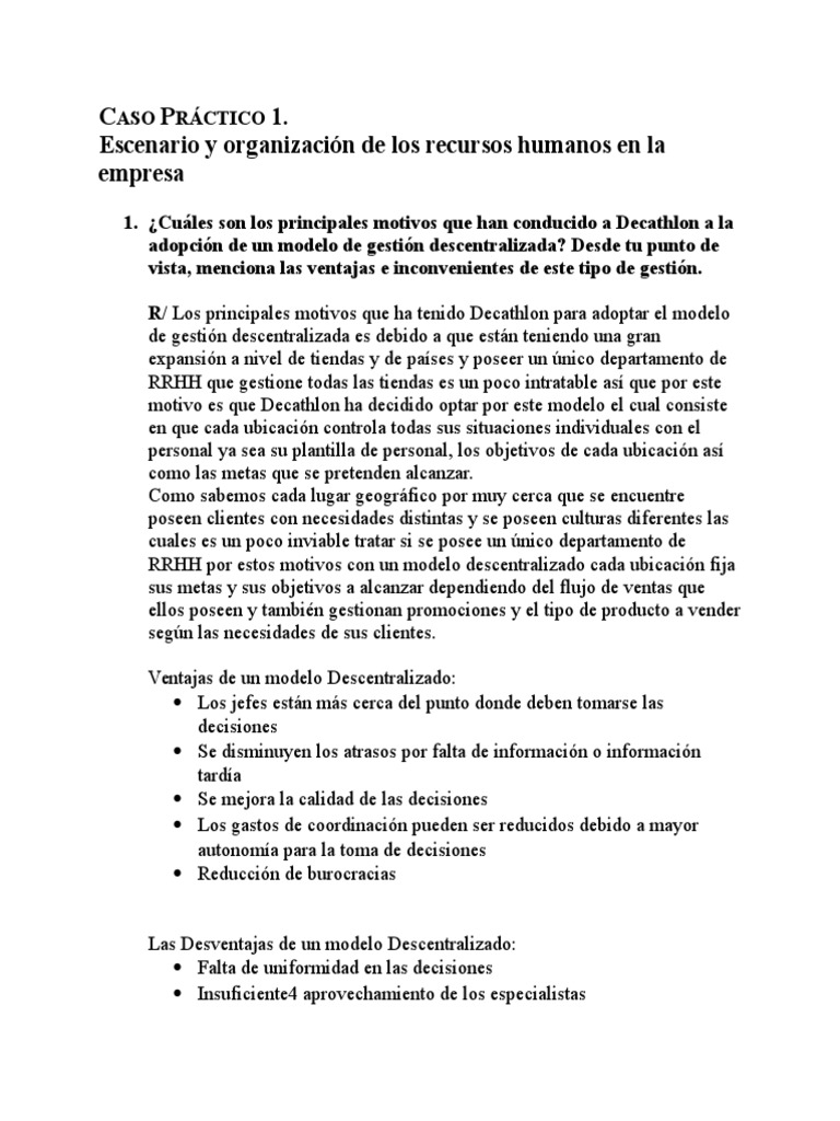 Caso Practico 1 Recursos Humanos Reclutamiento