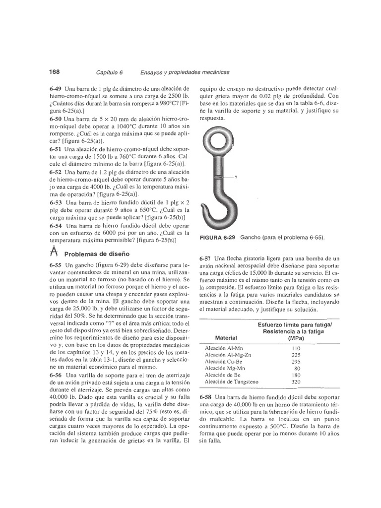 EJERCICIOS Ciencia e Ingenieria de Los Materiales - Donald Askeland - 3edicion | PDF