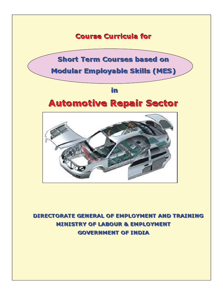 Automotive Repair | PDF | Competence (Human Resources) | Vocational ...