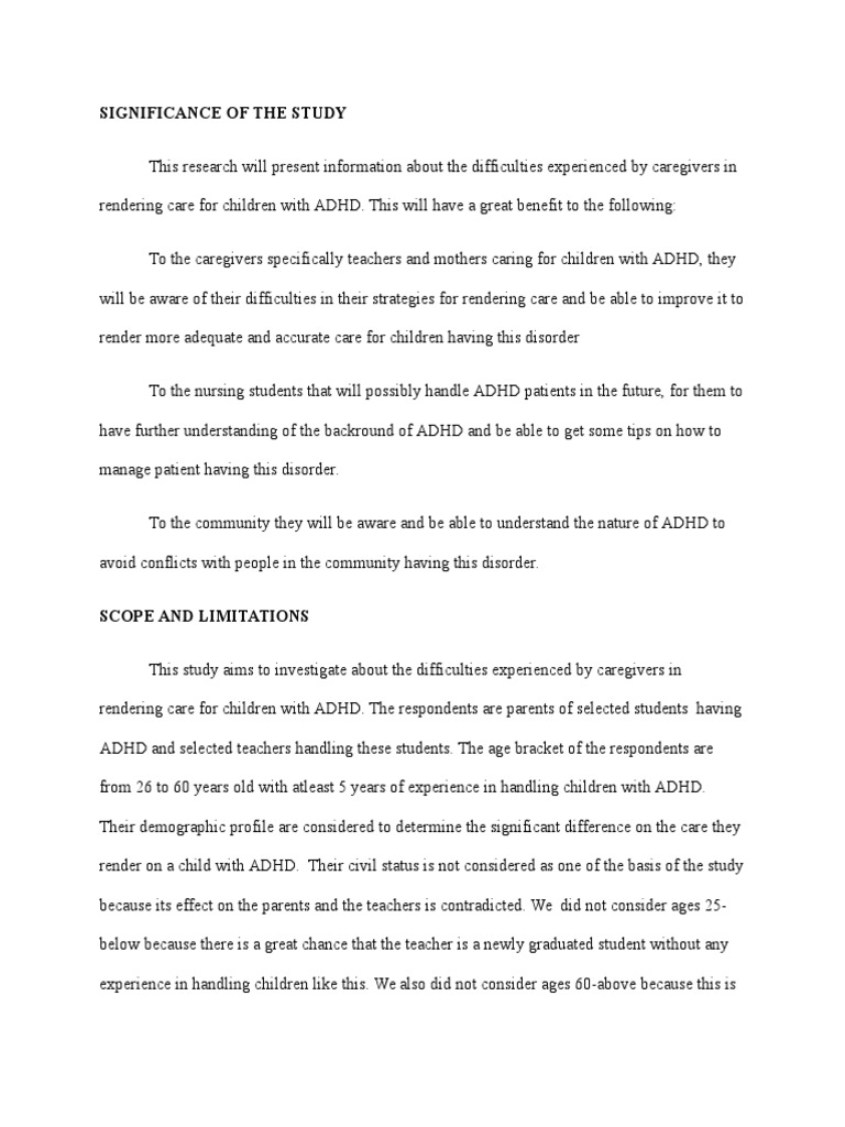 Significance of The Study | PDF