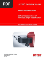 Uster Tester 5 | PDF | Yarn | Spinning (Textiles)