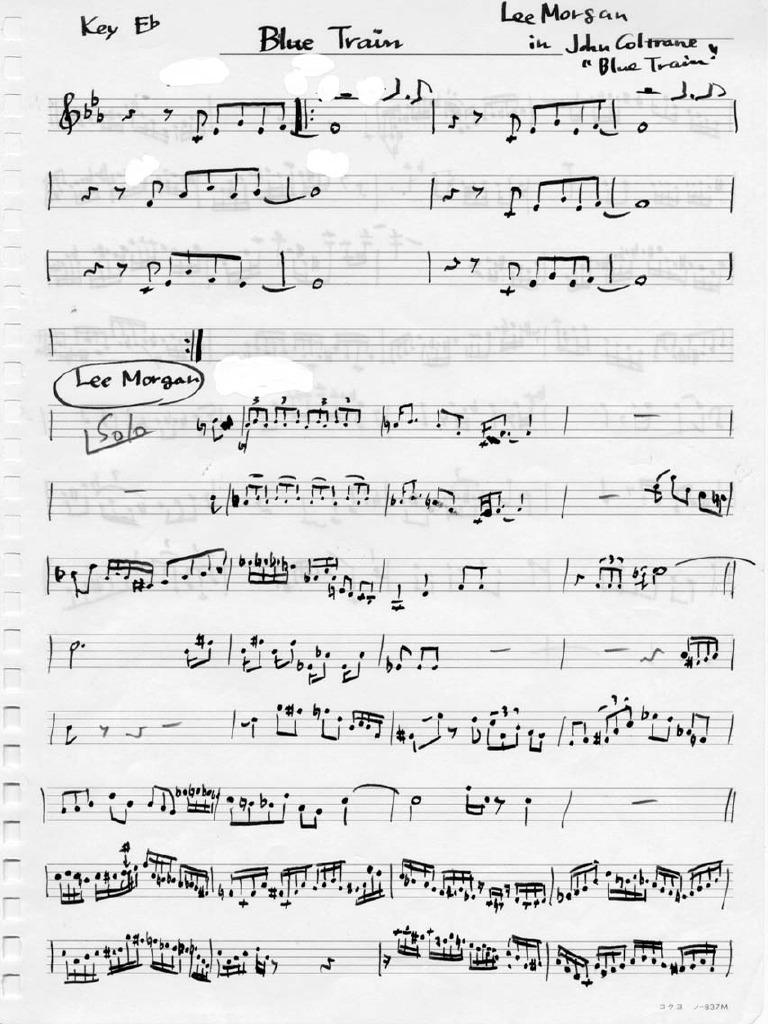 Blue Train - Lee Morgan | PDF
