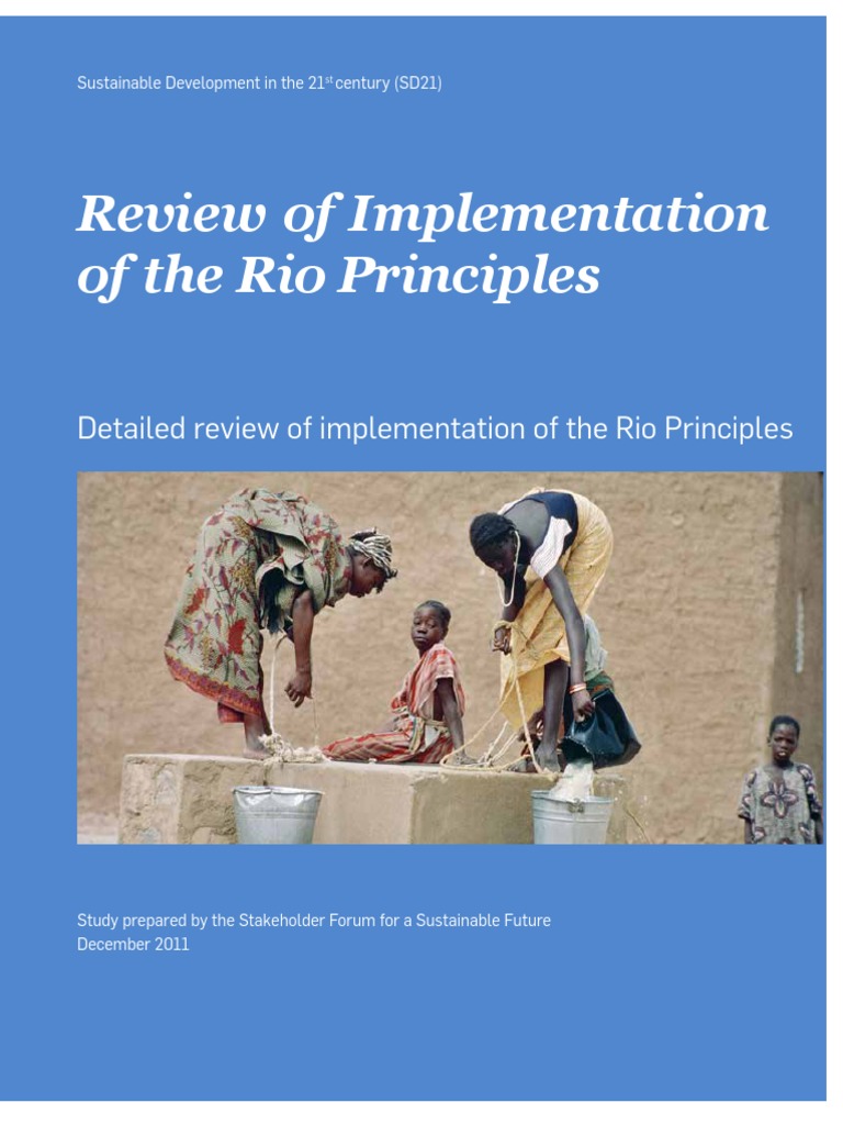 Rio Principles PDF | PDF | Sustainability | Reducing Emissions From ...
