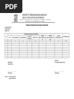 Form Peminjaman Barang | PDF