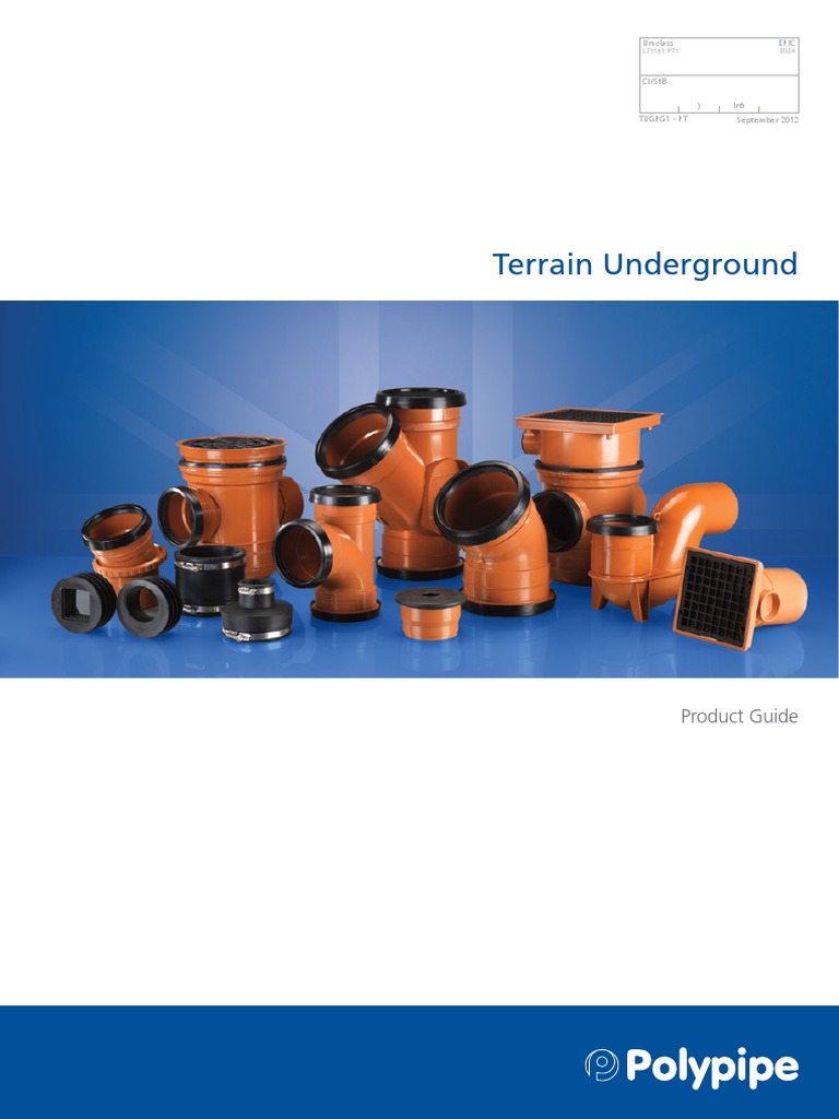Terrain Below Ground Drainage Dimensional Data | PDF | Ac Power Plugs ...