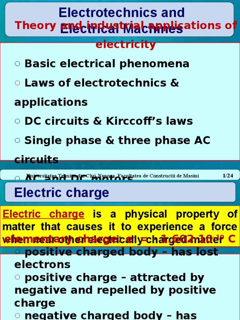 Theory and Industrial Applications of Electricity: o Basic Electrical ...