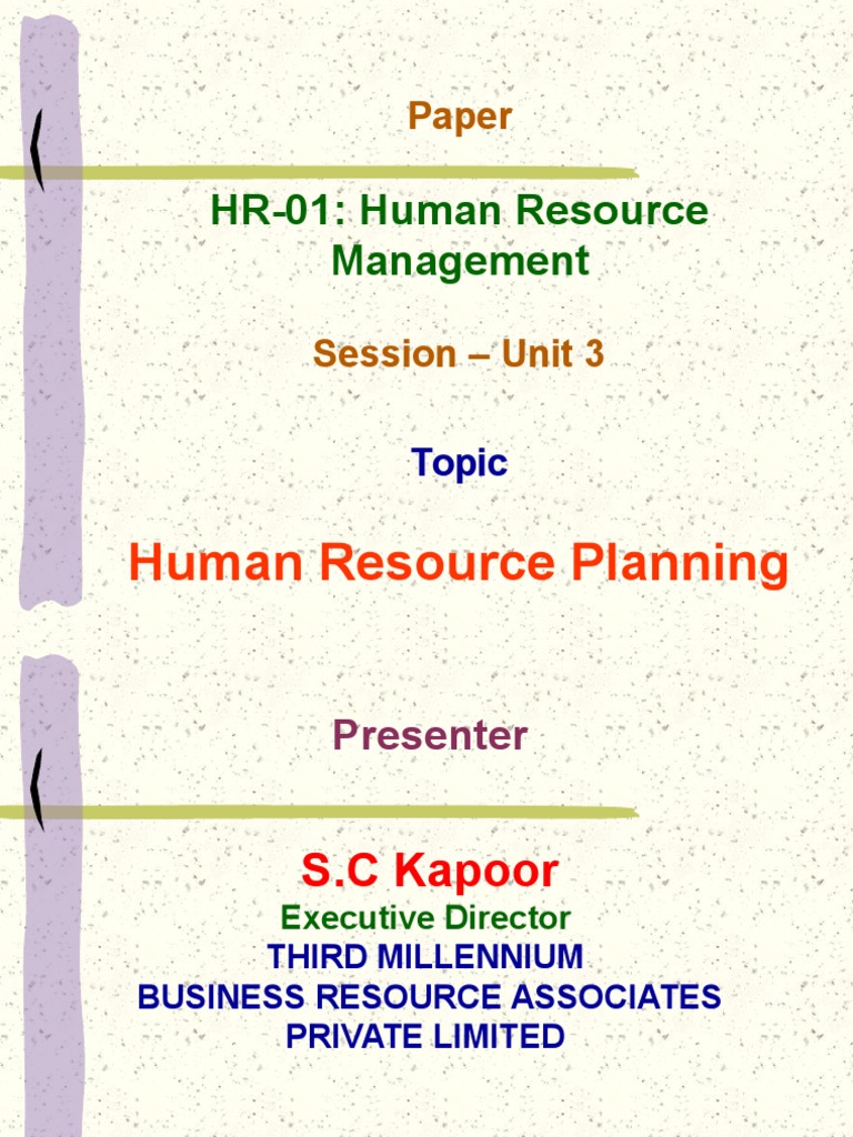 HR-01: Human Resource Management: Paper | PDF | Human Resources | Resource