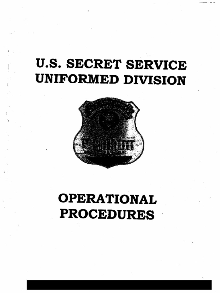 Redacted United States Secret Service Uniform Division Vehicle Pursuit ...