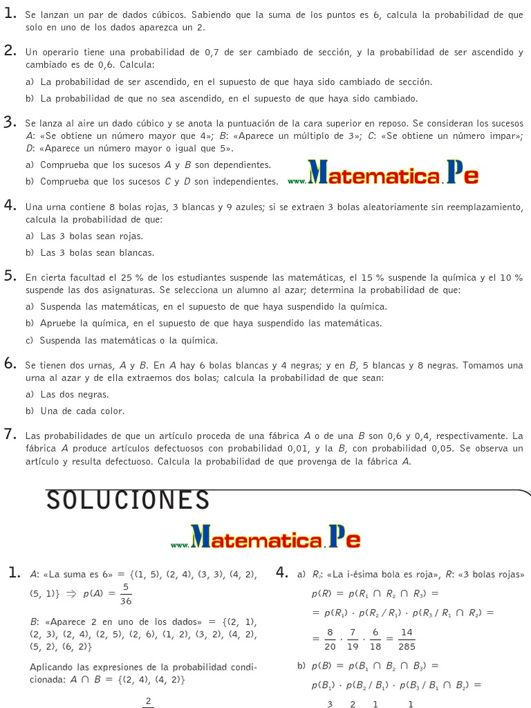 Probal I Dad | PDF | Probabilidad | Modelado científico