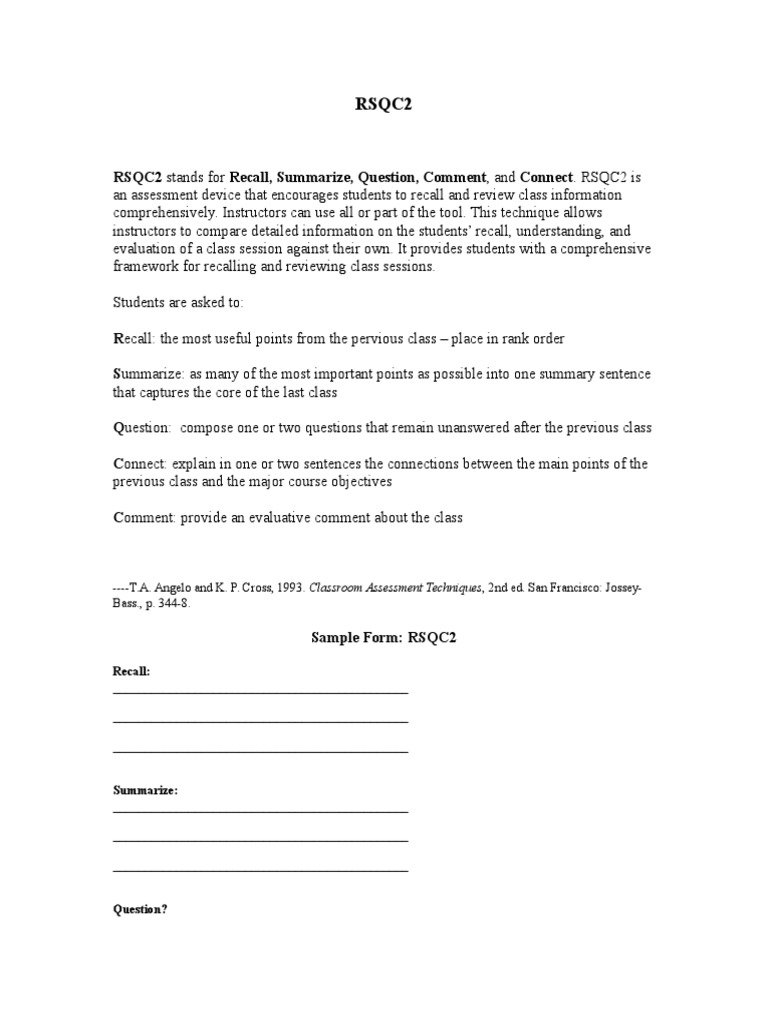 RSQC2 | PDF