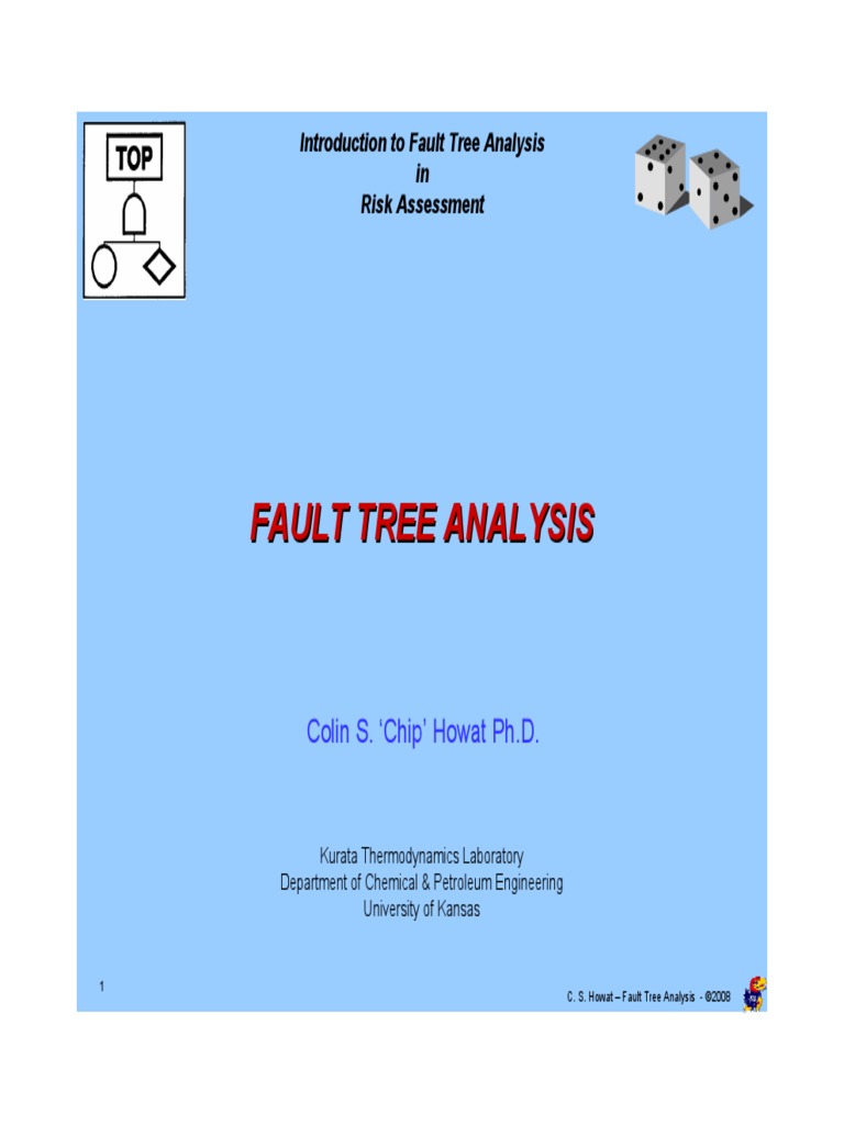 Introduction To Fault Tree Analysis in Risk Assessment | PDF | Systems ...