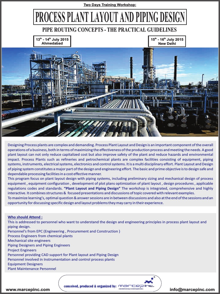 Process Plant Layout and Piping Design | PDF | Design | Engineering