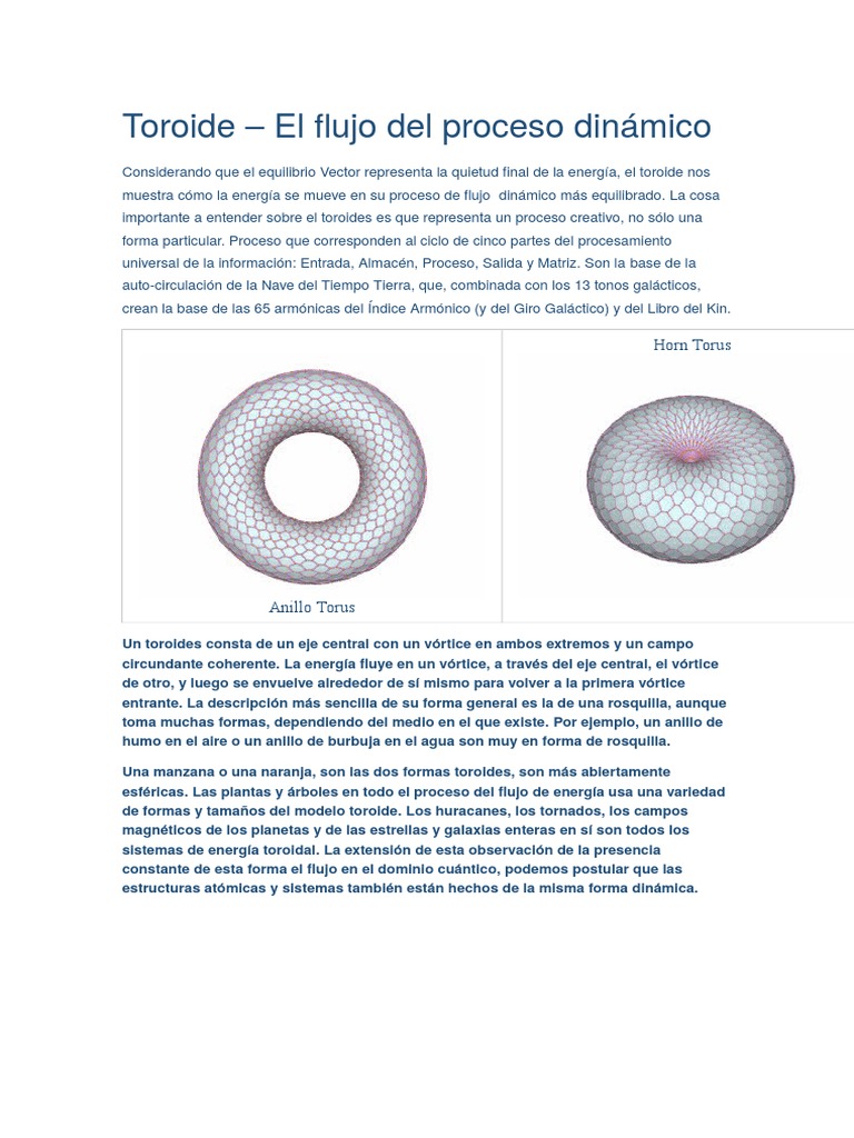 Toroide 1 | PDF | Movimiento (física) | Física
