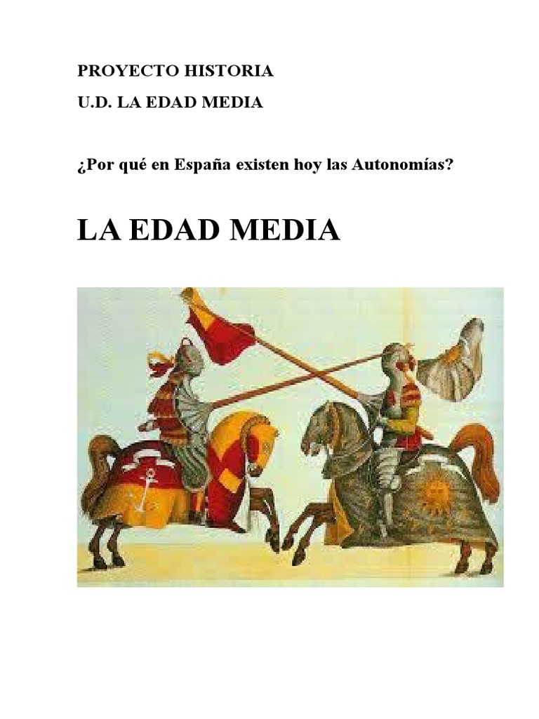 Edad Media Cuaderno Del Profesor | PDF | Baja Edad Media | Feudalismo