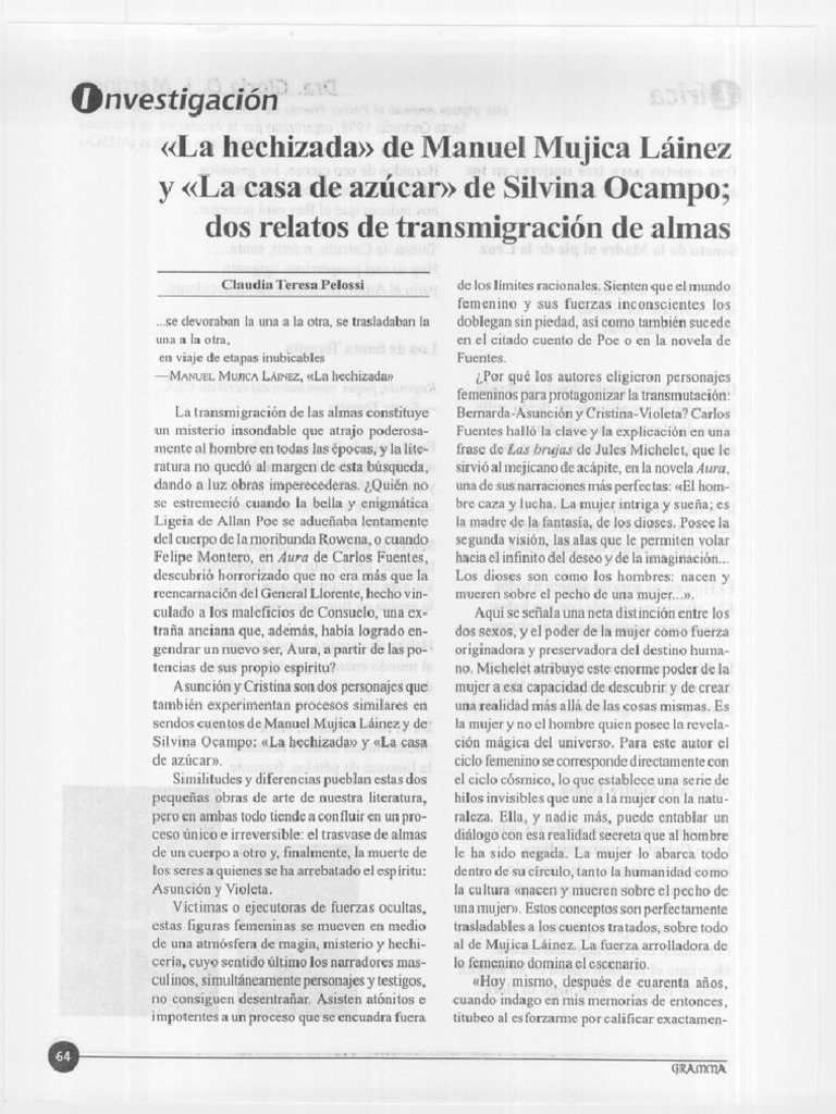 "La Hechizada" y "La Casa de Azúcar" Análisis Por Claudia Teresa ...